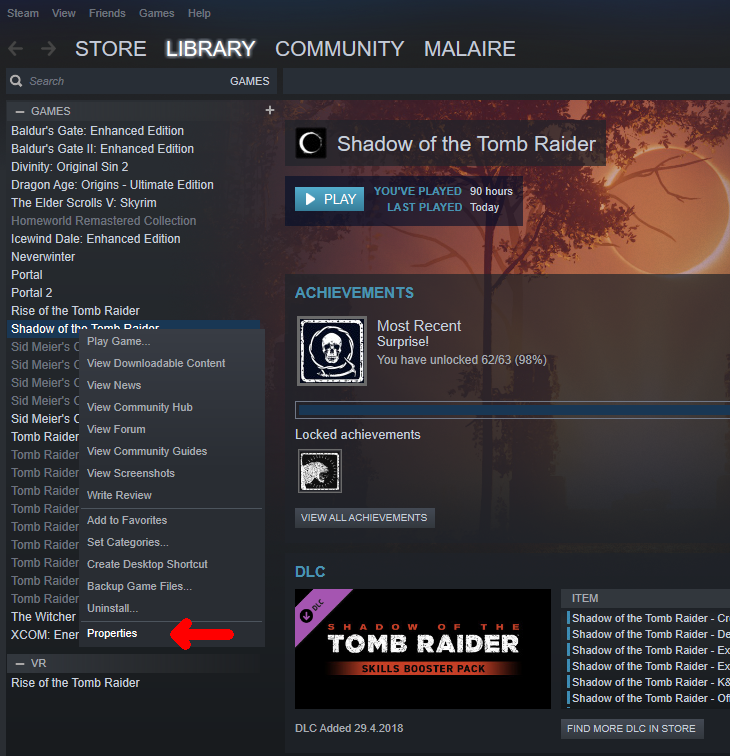 Problème de langue :: Shadow of the Tomb Raider Tech support